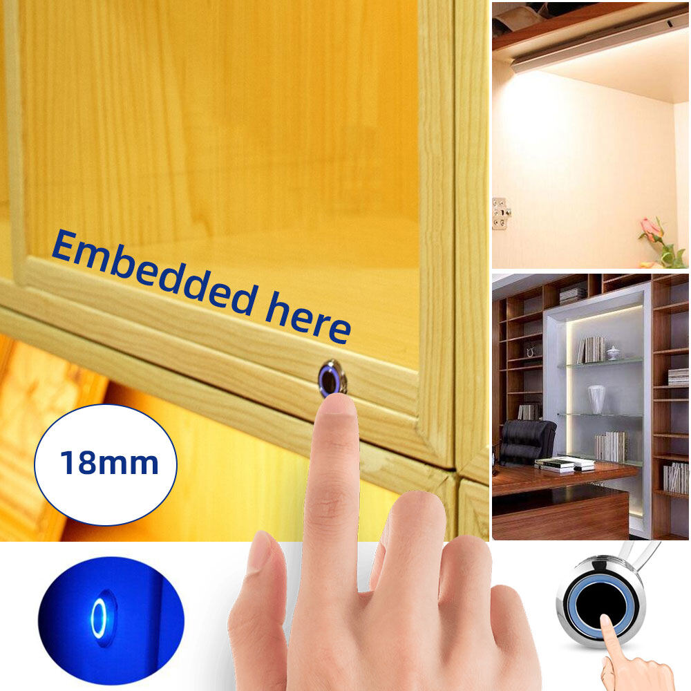 Touch Sensor Switch 12V Coil Spring Switch LED Dimmer Control Switch 5 ...
