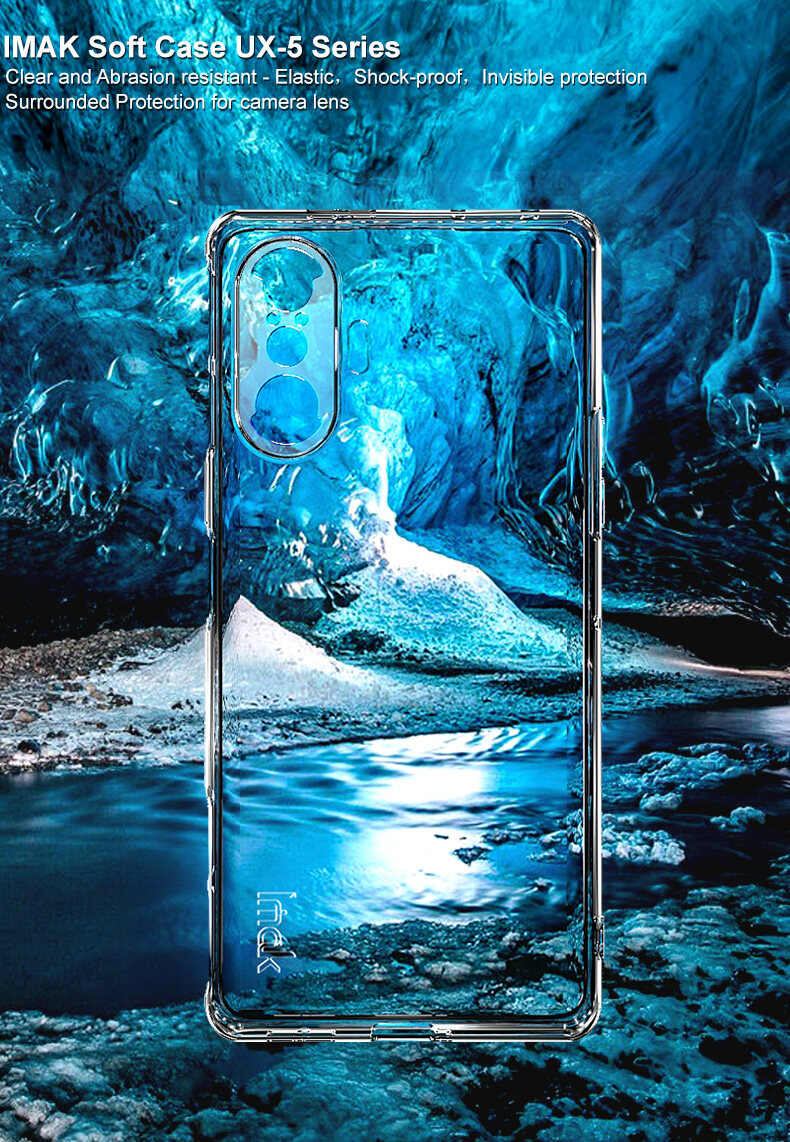 Xiaomi Redmi K40 Game Enhanced Version Case, IMAK Transparent Anti-skid ...