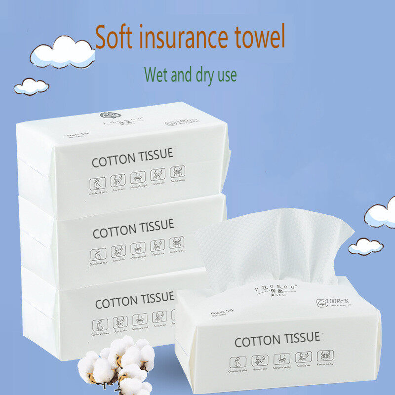 50/100pcs Disposable Face Towels Extra Thick Remove Makeup Face Wipes ...