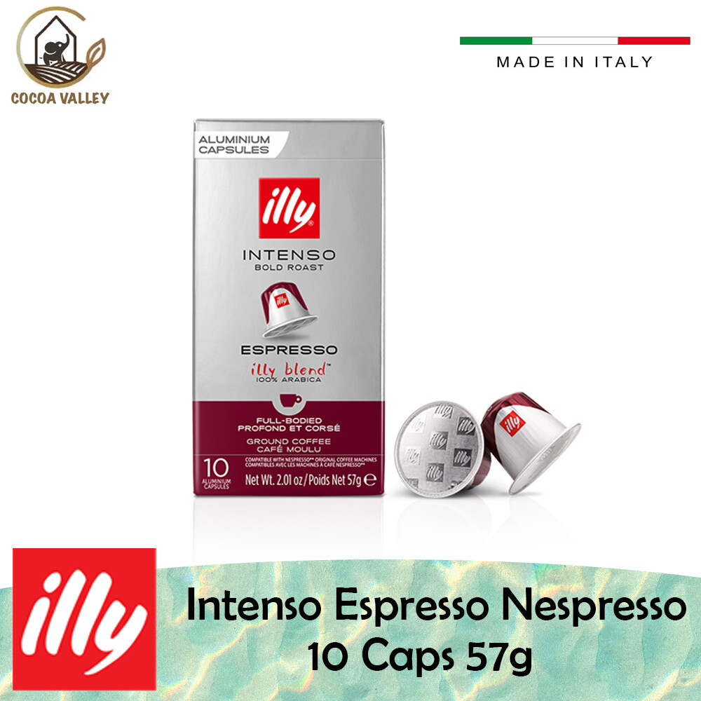 illy Intenso Espresso Nespresso 10 Caps 57g (Made in Italy) | Lazada