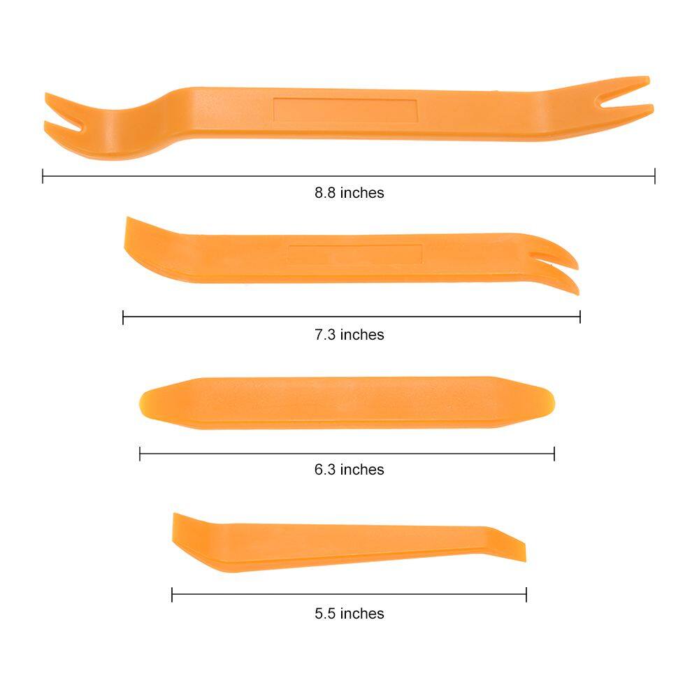 UNQCSA Kit การติดตั้งพลาสติก4ชิ้น Dash Radio Audio Door Clip Car Panel ...