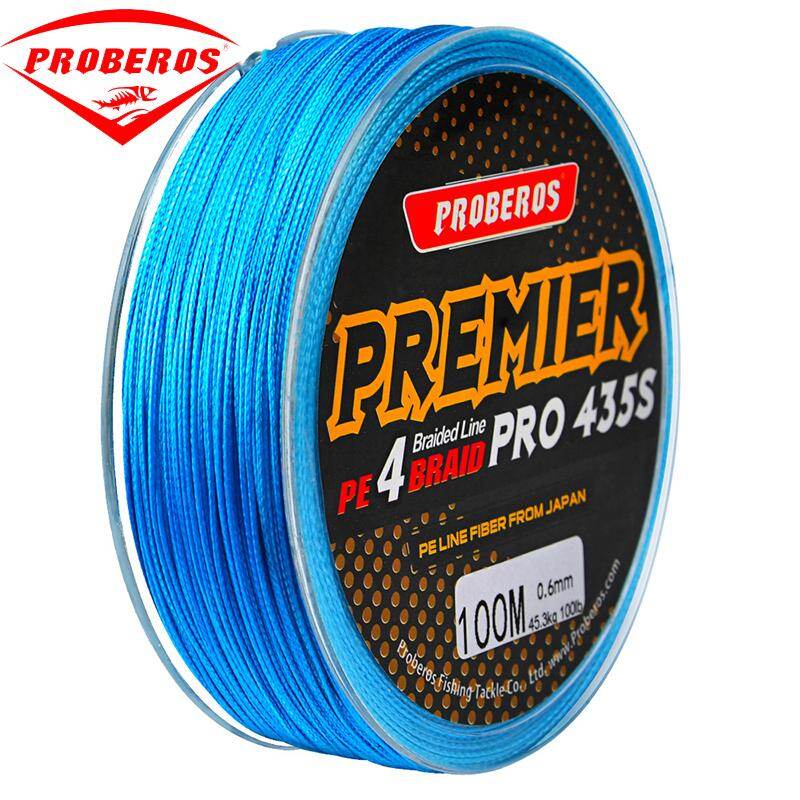 PROBEROS ราคาถูก 100M PE Braided เอ็นตกปลา 4 เส้นสีแดง 10 50 100 ปอนด์ ...