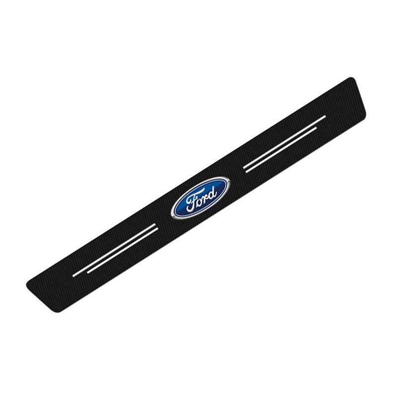 Carbon Fiber Car Trunk Anti-Stepping Protection Sticker Auto Rear ...