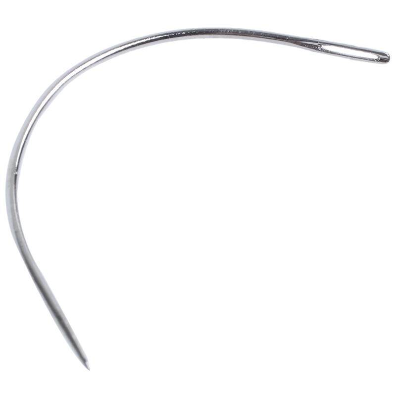 7 Repair Sewing Needles Curved Threader for Leather Canvas Stainless ...