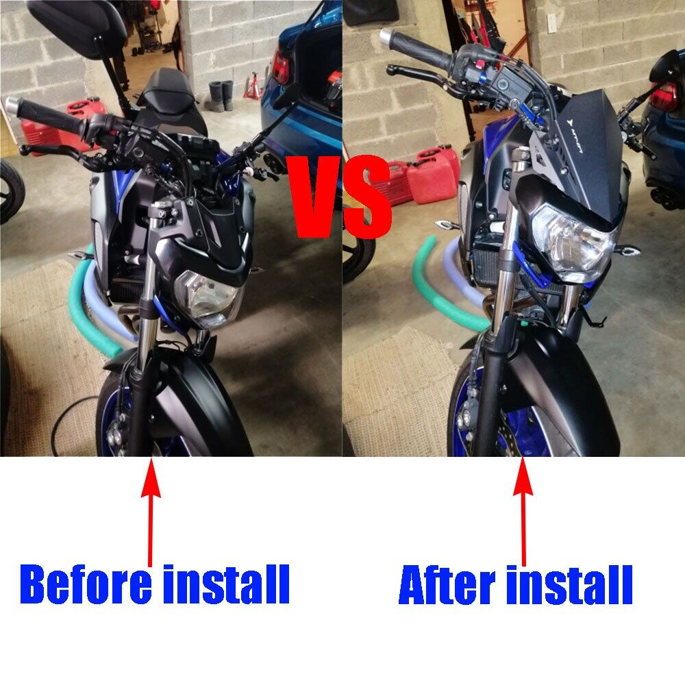 For YAMAHA MT-07 MT07 MT 07 FZ-07 FZ07 2018 2019 2020 Motorcycle Front ...