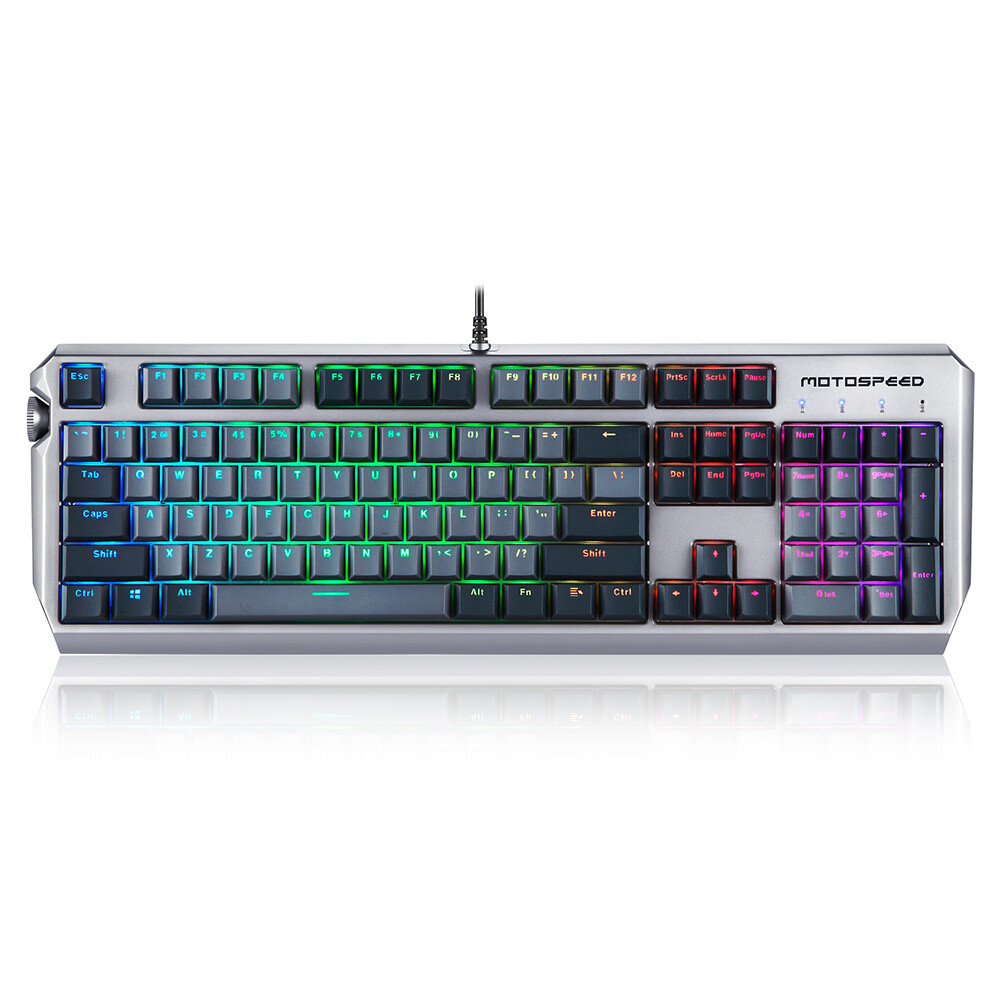 Motospeed CK80 Mechanical Keyboard RGB backlit Keyboard with N-key ...