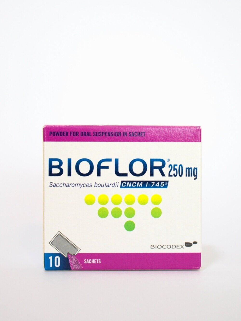 BIOFLOR 250mg Saccharomyces Boulardii CNCM I-745 Powder For Oral ...