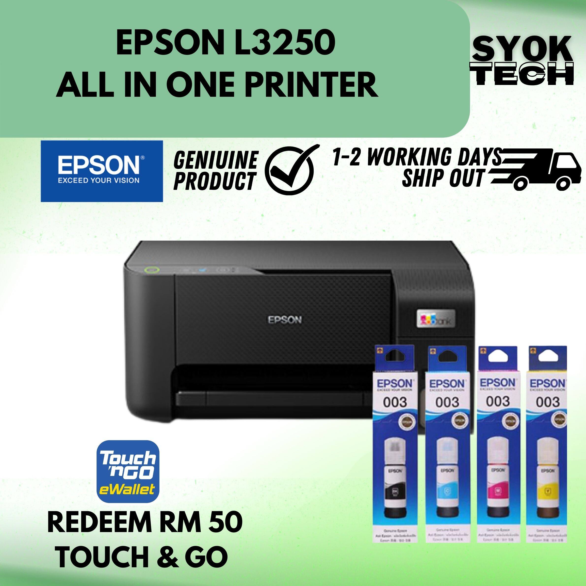 Epson EcoTank L3210 & L3250 All-in-One (Print, Scan, Copy) L-Series Color Ink Tank Printer | Lazada
