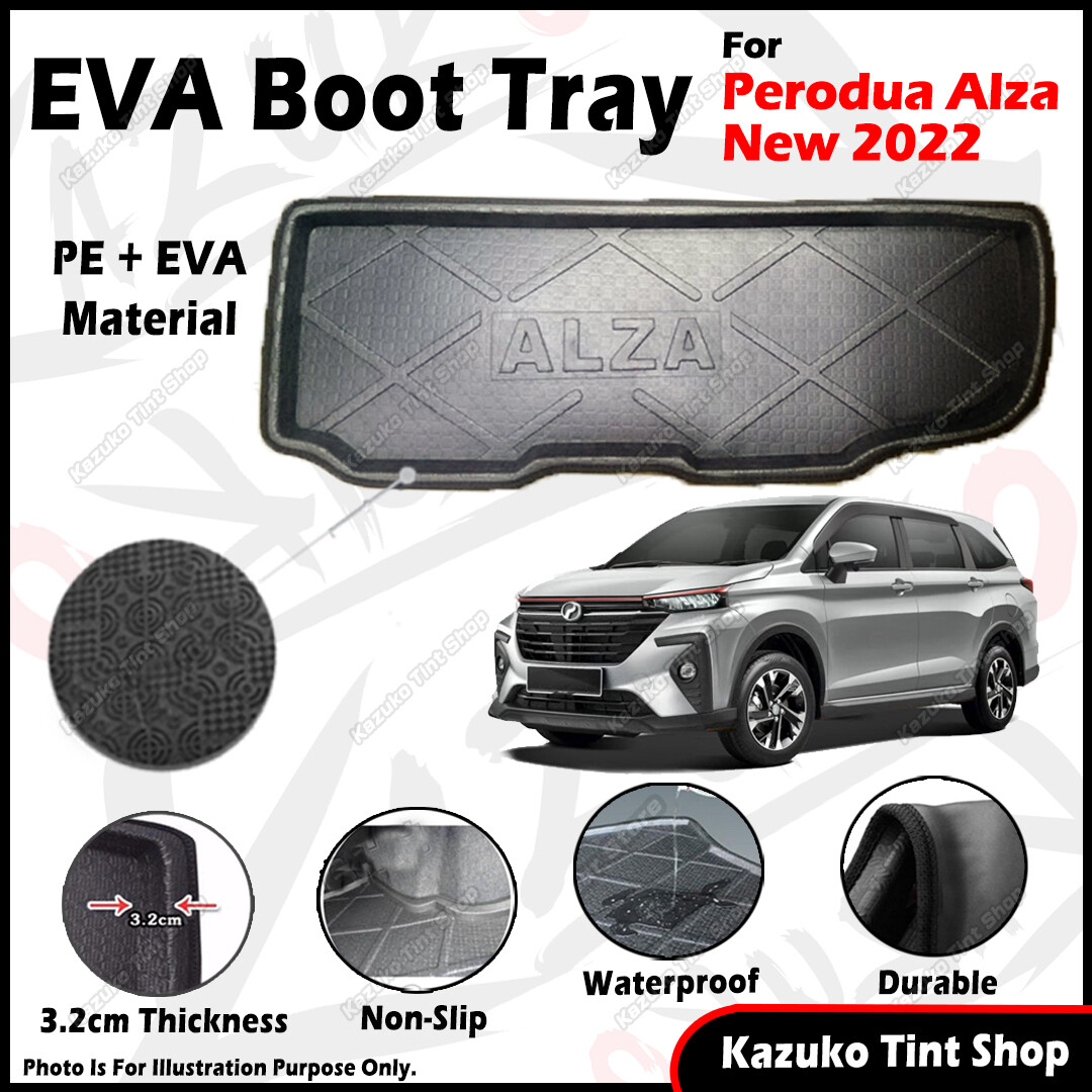 EVA For Perodua Alza 2022 New Gen EVA Copolymer Car Boot Tray Luggage ...