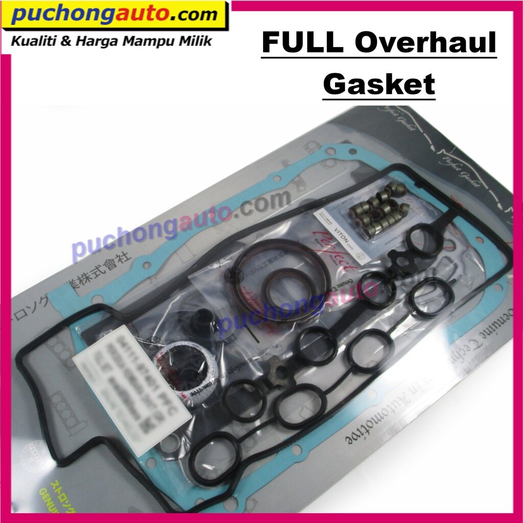 FULL Set Overhaul Gasket - Perodua Myvi 1.3 (2005 - 2011) - Carbon ...