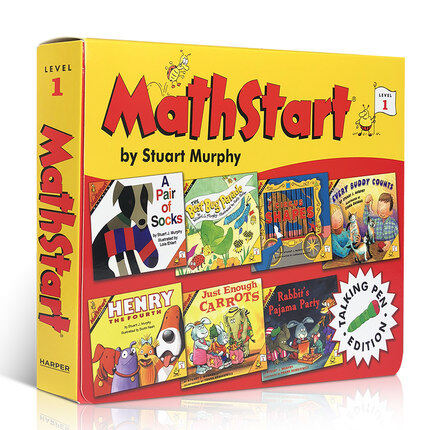 milu 7pcs Math Start Level 1 Set 1 หนังสือภาพวิทยาศาสตร์สำหรับเด็ก ...