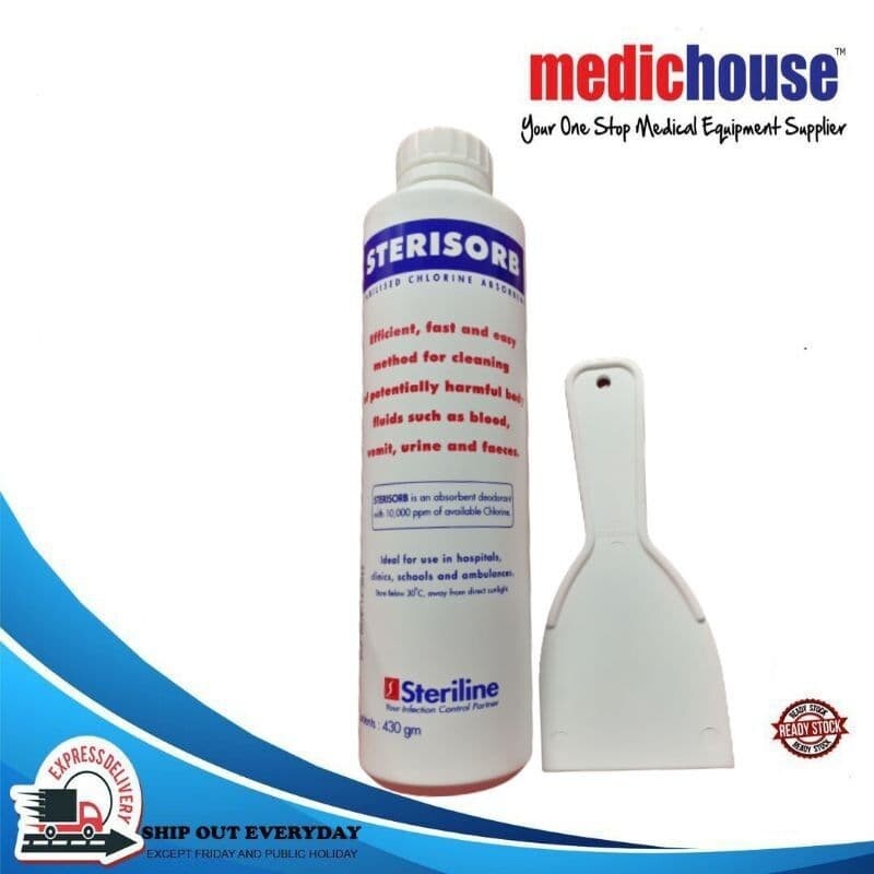 Steriline sterisorb stabilised chlorine absorbent 430 gm Ex: 06/2026 ...