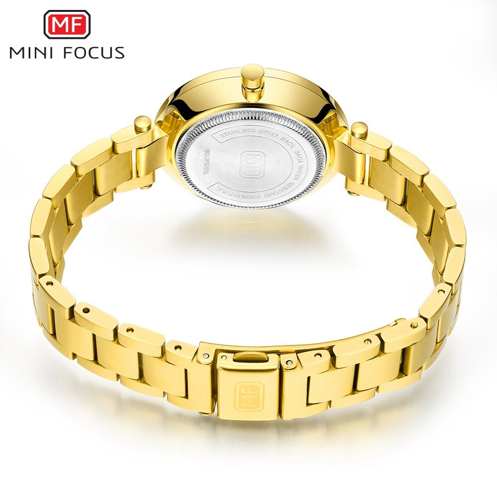 MINIFOCUS MINI FOCUS MF0265L สุดหรูนาฬิกาข้อมือมียี่ห้อสำหรับแฟชั่นสำหรับผู้หญิงผู้หญิงควอตซ์ ...