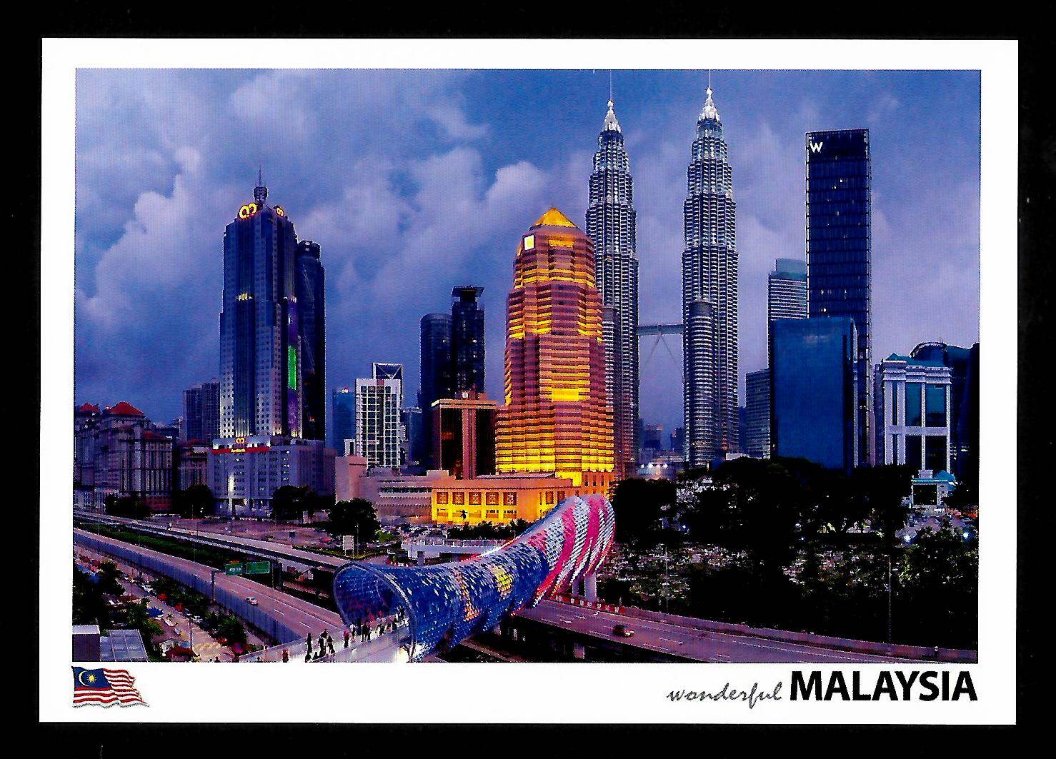 Malaysia Postcard - Kuala Lumpur Petronas Twin Towers | Lazada