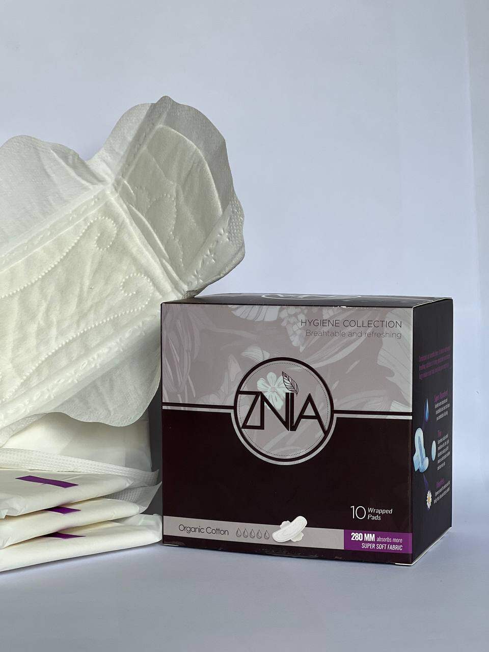 ZNIA Organic Cotton Ultra-Thin Wing Sanitary Pad | Lazada