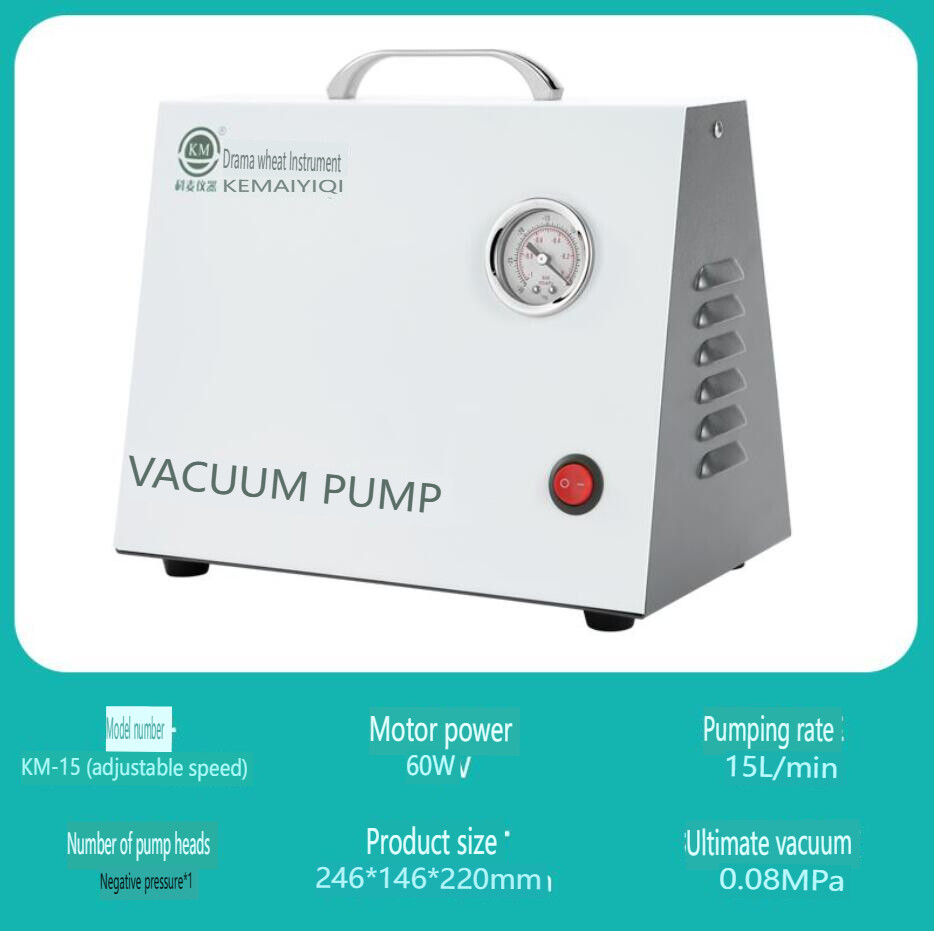 Oilless Vacuum Pump, Fast 15L Per Minute Pumping Speed, Small Portable ...