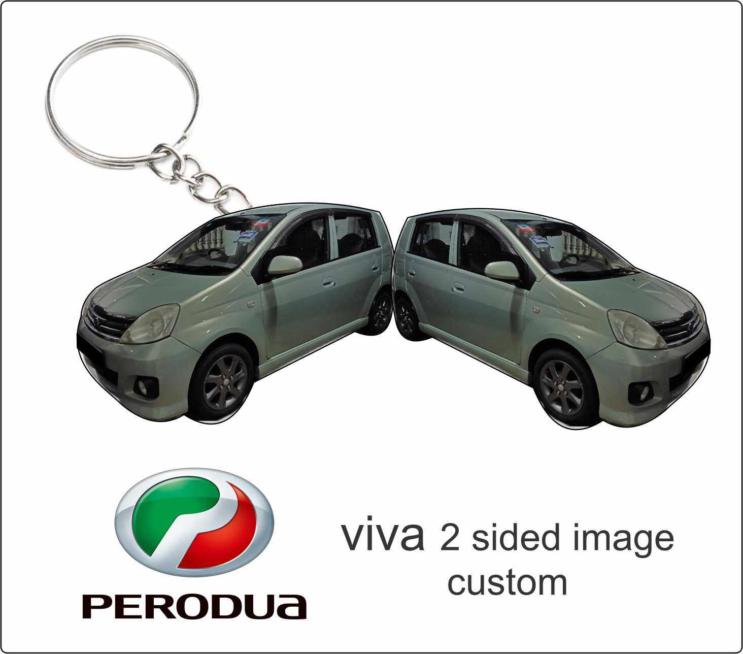 viva green custom keychain 2d | Lazada