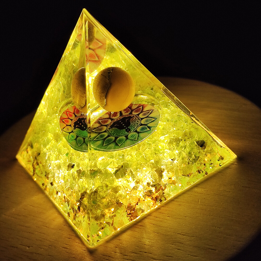 Ogan Pyramid Handmade Crushed Stone Energy Tower พีระมิดเครื่องประดับ - ShoppingHappy7 - ThaiPick