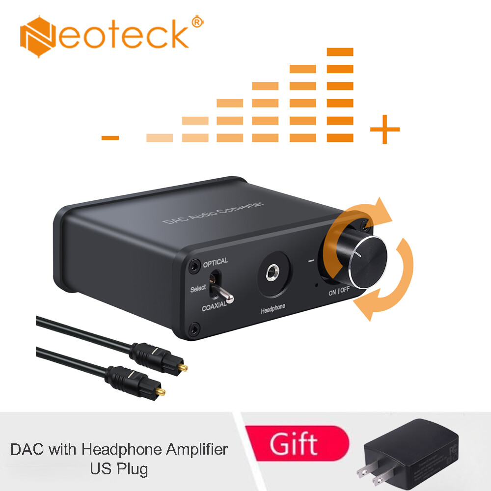 Neoteck 192kHz Digital to Analog aduio Converter With Headphone ...