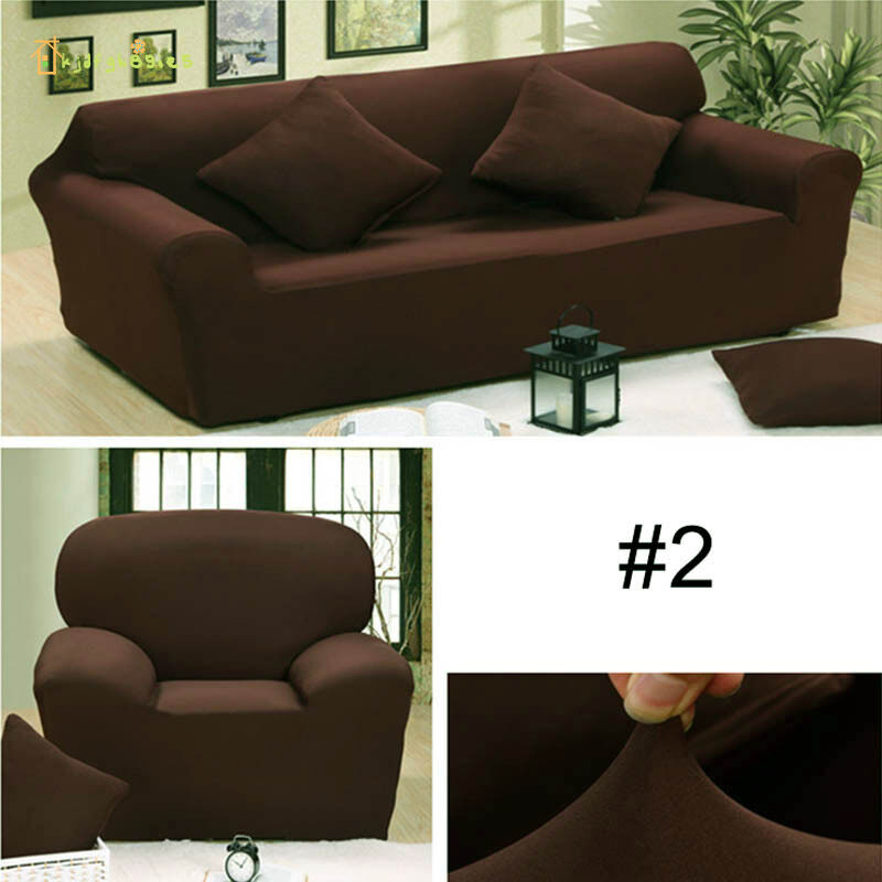 KJDF ยืดตัดผ้าคลุมโซฟาผ้าคลุมเก้าอี้นวมเนื้อนุ่มยืดหยุ่นผ้าคลุมโซฟา ...