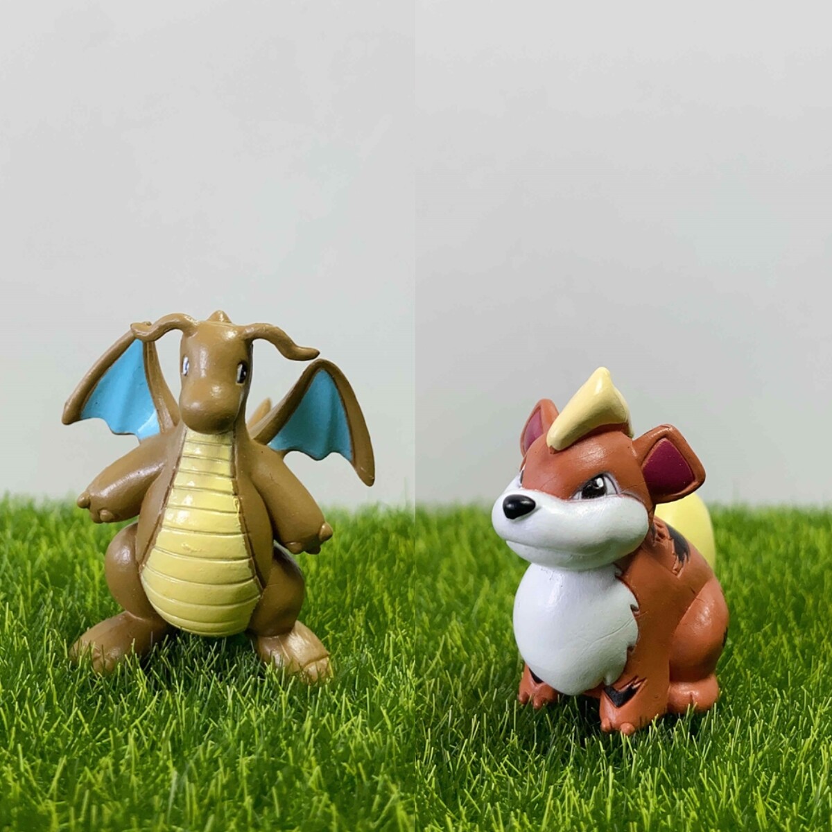 Pokemon figures Pikachu Omastar Torkoal Graveler Golem Hoppip Stantler ...