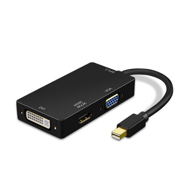 Mini Display Port Displayport To Hdmi/Dvi/Vga Cable Adapter Thunderbolt ...