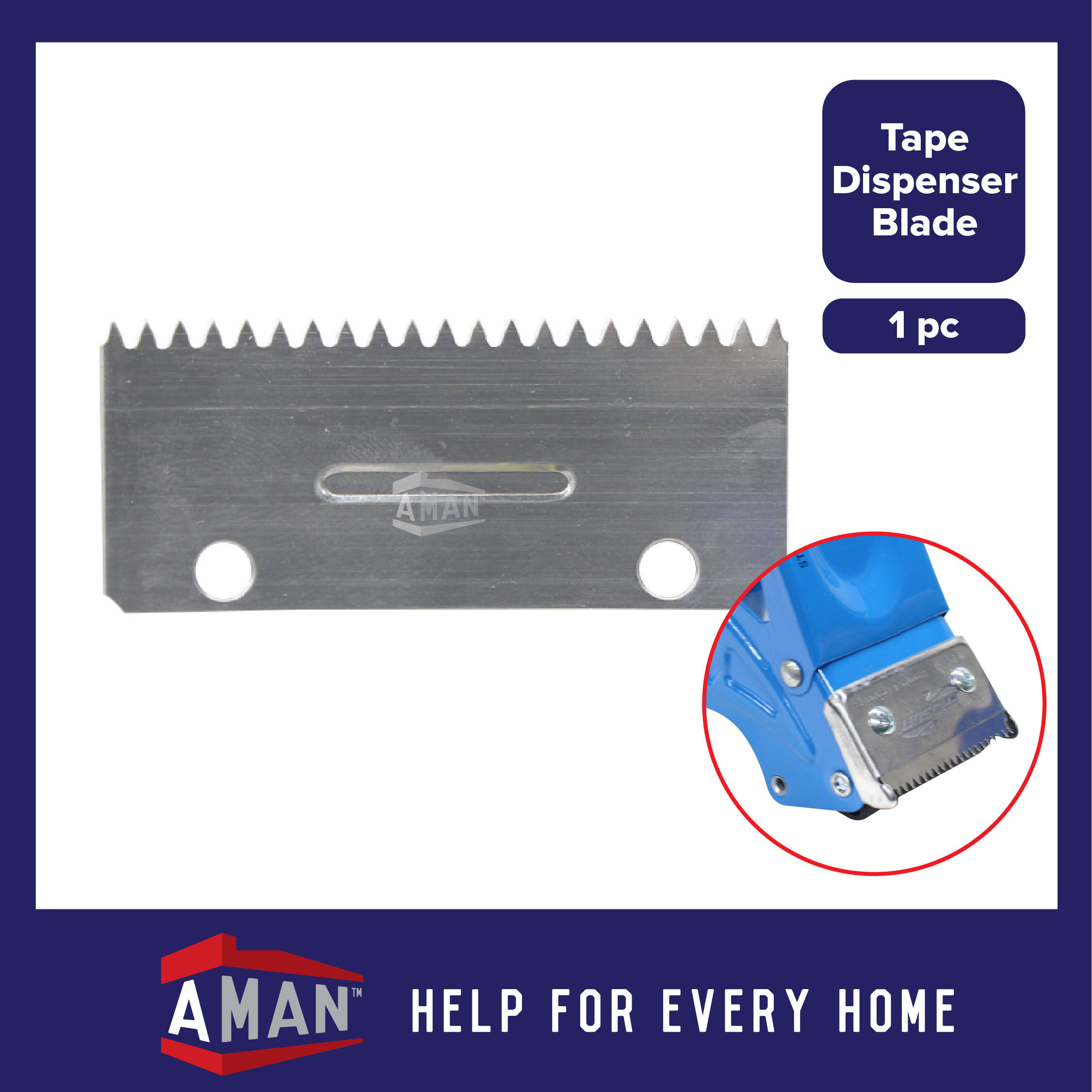 PROSUN OPP Tape Dispenser Blades Tape Cutter Stainless Steel Blade ...