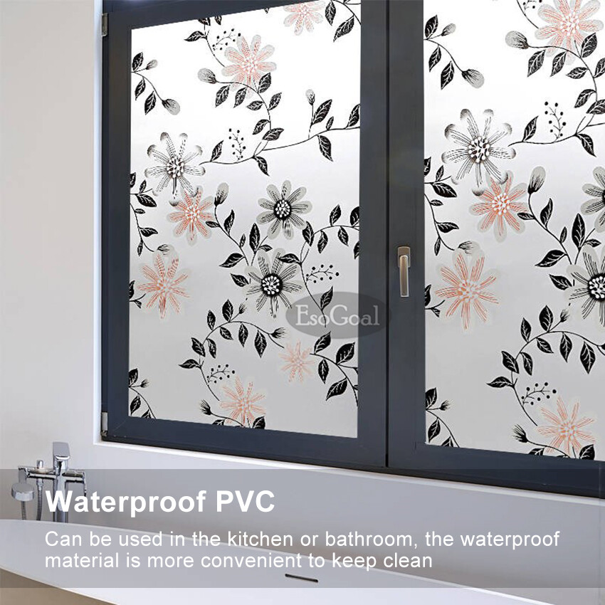 EsoGoal Decals Stickers Frosted DIY Self-adhesive Window Films ...