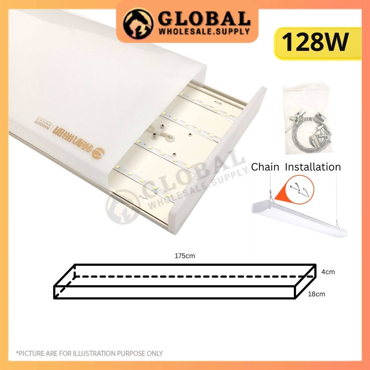 NAVIGATE LED Linear Light Batten Light Ceiling Surface Mounted LED Tube ...