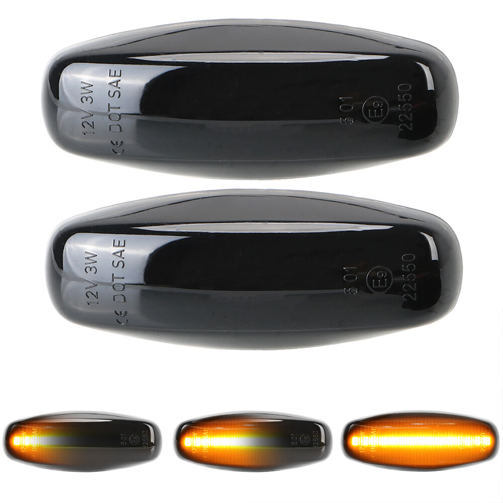 2Pcs/set Flowing Water Indicator Light for Toyota Vios Yaris 2014-2019 ...