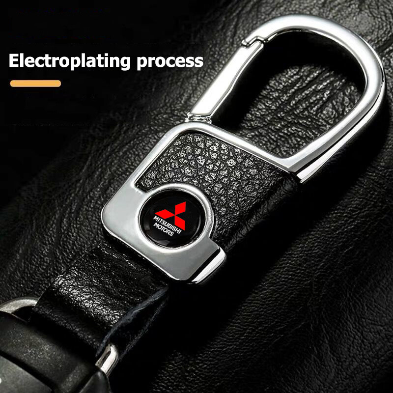 พวงกุญแจพวงกุญแจรถสำหรับ Mitsubishi RALLIART ASX Lancer 9 10 L200 Colt ...