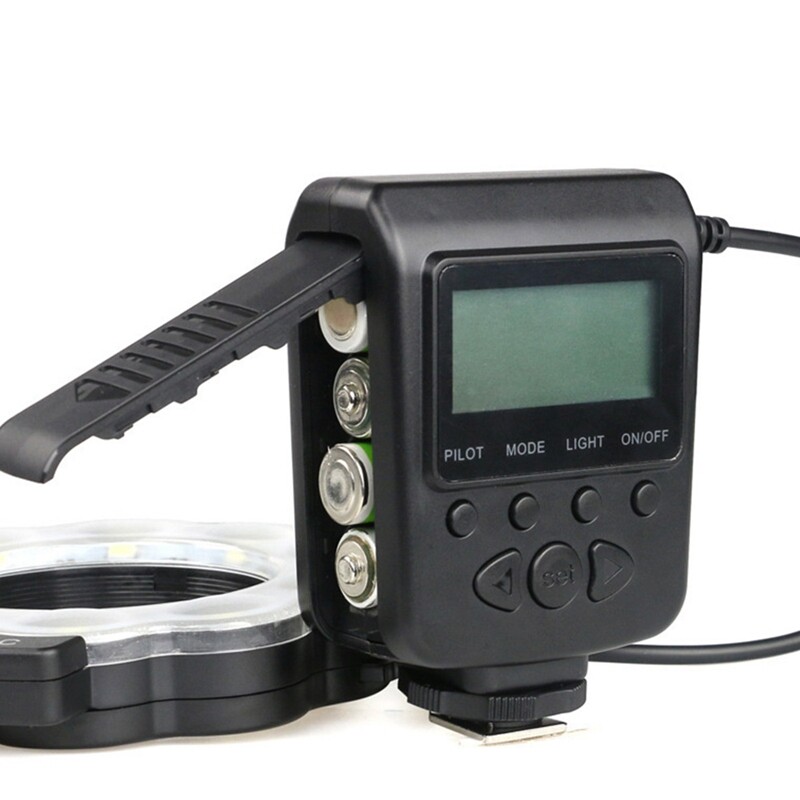 Macro LED Ring Light Ring Flash with Adapter Ring for Nikon D5100 D3100 ...