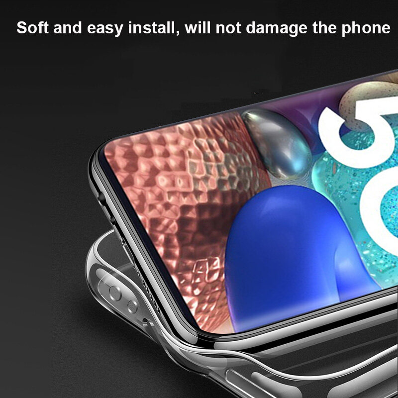 Transparent Phone Casing for Samsung Galaxy M52 A03S A52S 5G A22 A12 A32 A52 A72 A42 A02 A02S ...