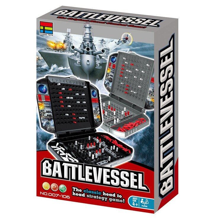 Naval Battle Game Battleship Gaming Strategy Board Game Portable ...