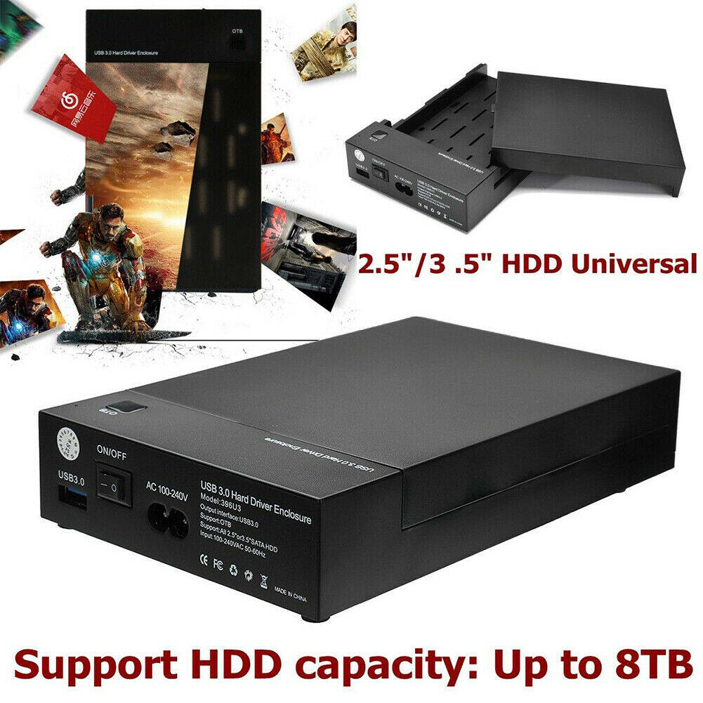 4TB 2.5/3.5นิ้ว SATA USB 3.0ฮาร์ดไดรฟ์เสริม Enclosure แคดดี้ HDD - MixASale