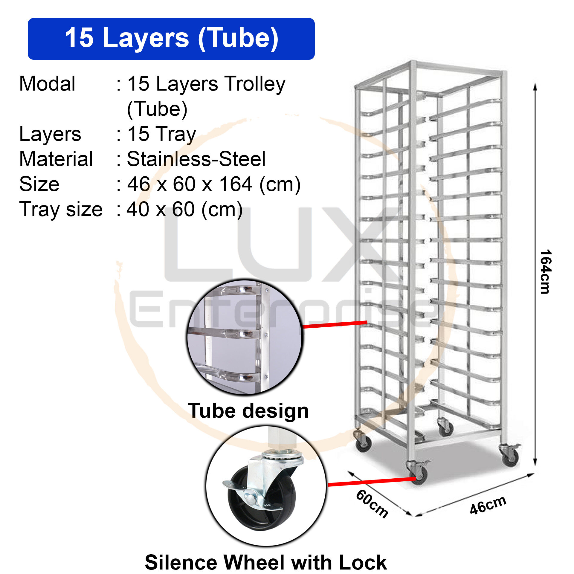 🔥READY STOCK🔥 PREMIUM HEAVY-DUTY 15 Layers Stainless-Steel Cooling ...