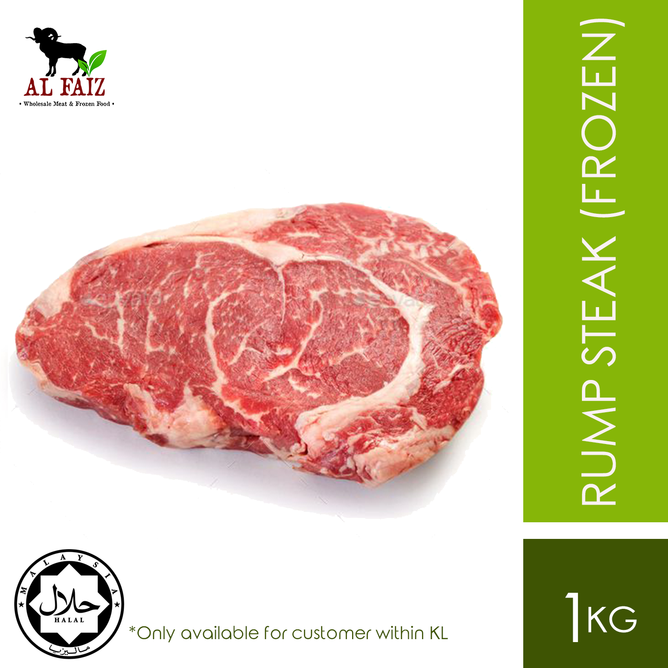 Rump Steak Frozen Buffalo Halal 1kg Daging Frozen Rump Steak Halal 1kg Lazada