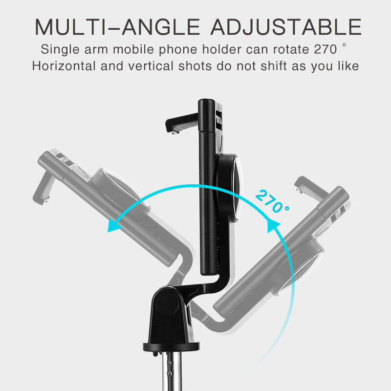 FONKEN Mobile Phone Pan/Tilt Stabilizer Auto Balance Selfie Stick ...