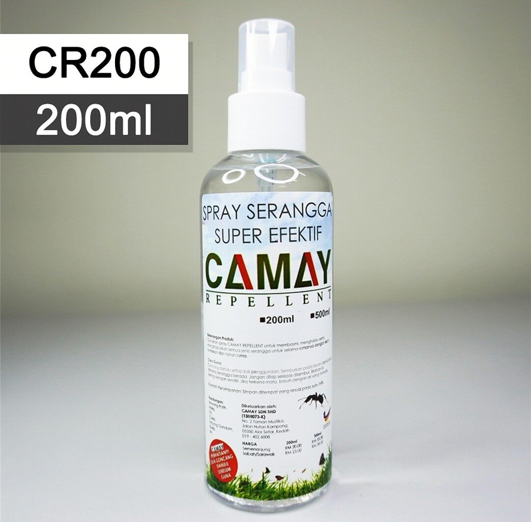 CAMAY REPELLENT*SPRAY SERANGGA NATURAL* KUTU SEMUT PEPIJAT LIPAS LIPAN ...