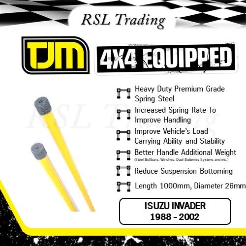 Isuzu Invader (1988 - 2002) TJM Heavy-Duty Torsion Bar | Lazada