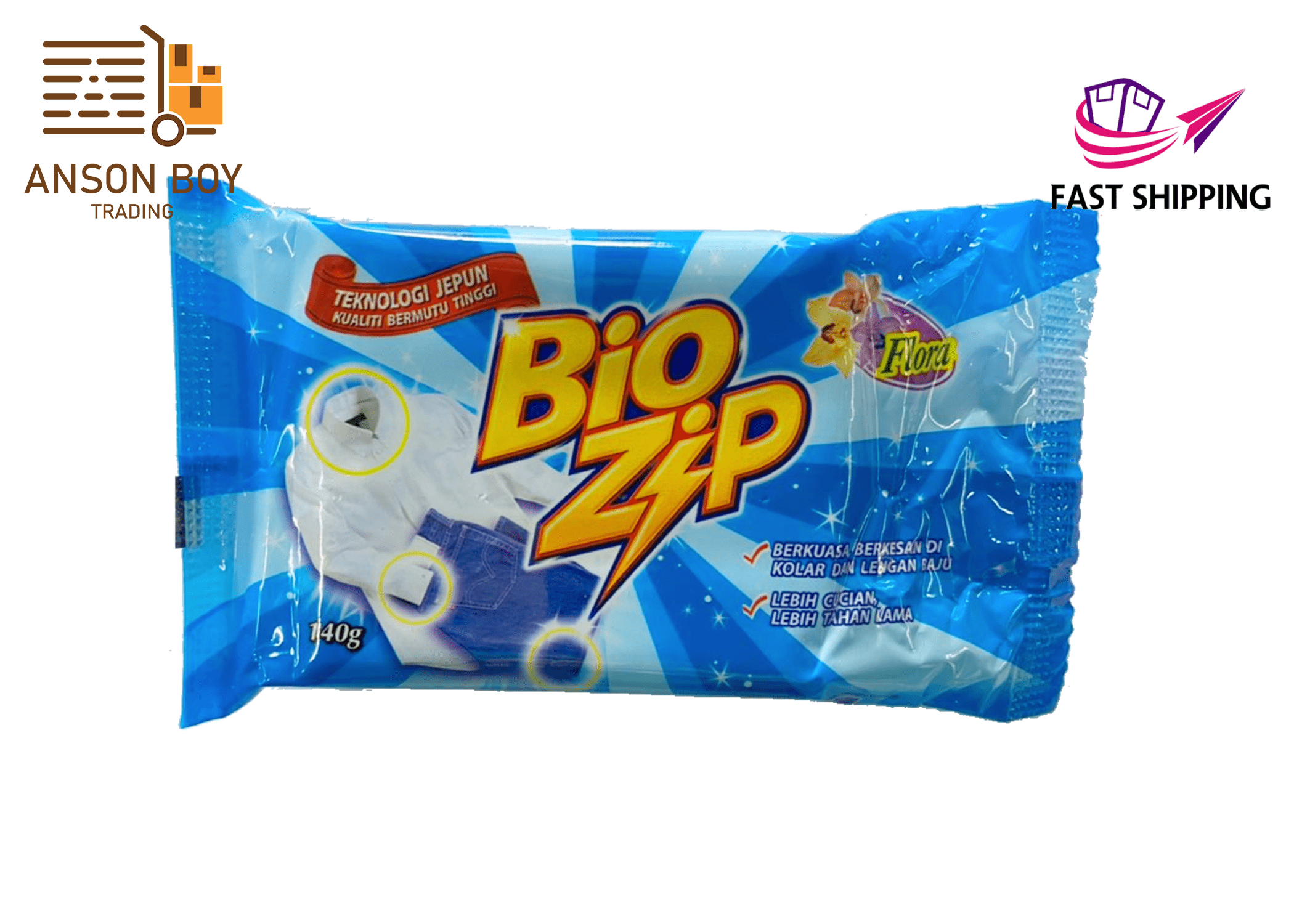 [READY STOCK] BIO ZIP DETERGENT BAR / SABUN BUKU FLORAL / COLOUR (140 ...