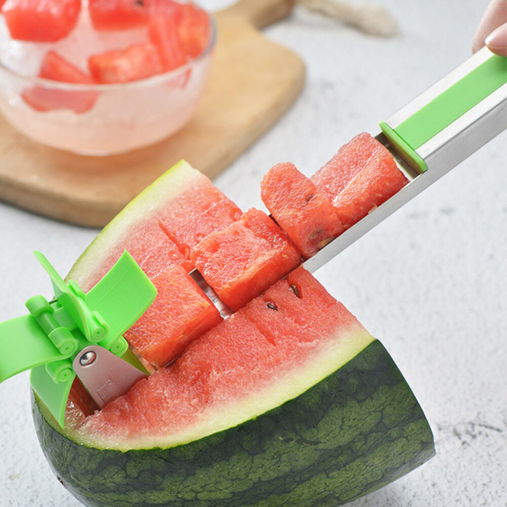 Windmill Watermelon Slicer Melon Cutter Stainless Steel Kitchen Fruit ...