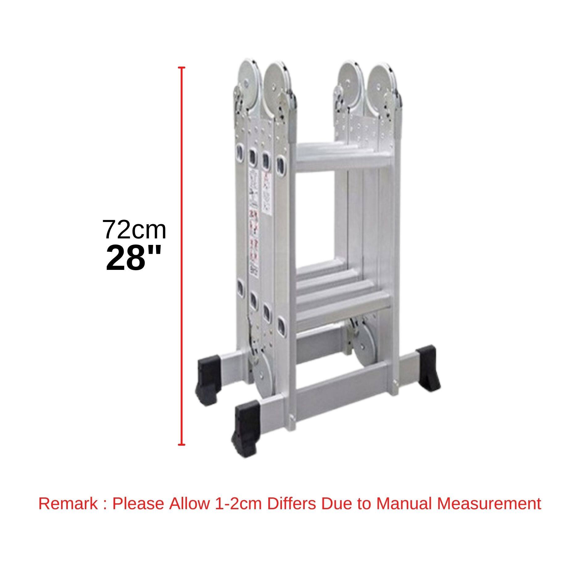 8 Step 2.5m Multipurpose Ladder Step Ladder Foldable Ladder Tangga ...