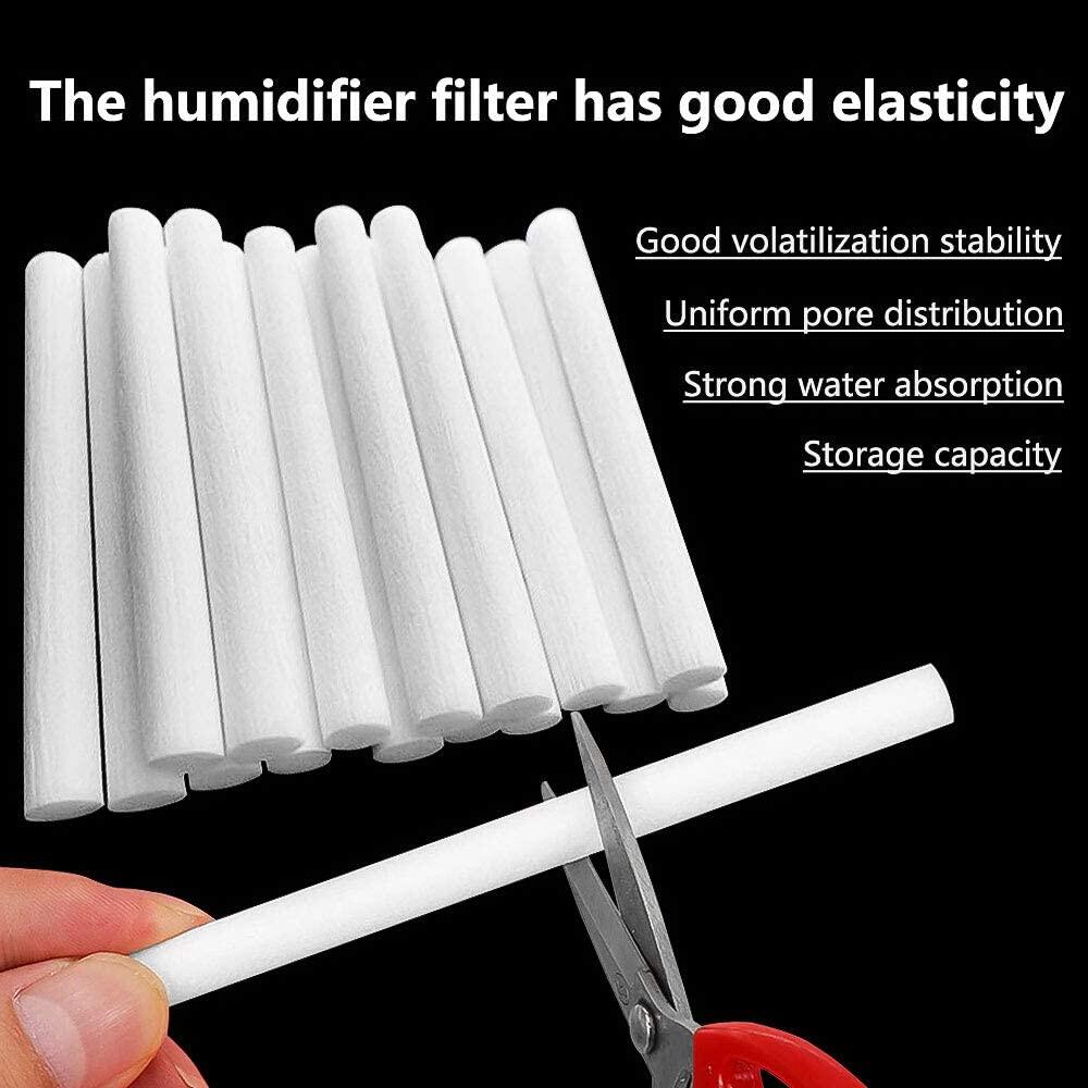 20PCS Humidifier Cotton Swab Core Cotton Filter Wicks สำหรับ Air ...