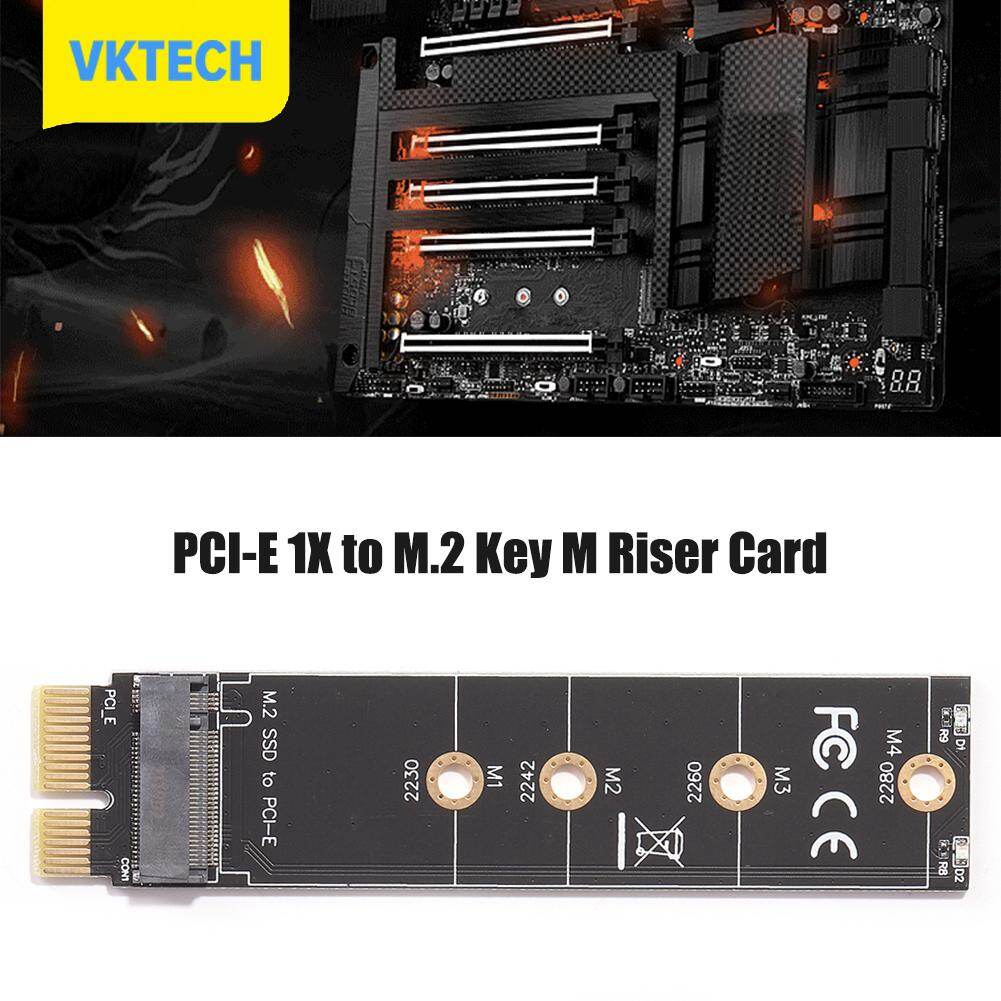 VktechPCIE to M2 Adapter NVMe SSD M.2 PCIE X1 PM Key Hard Drive Reader ...