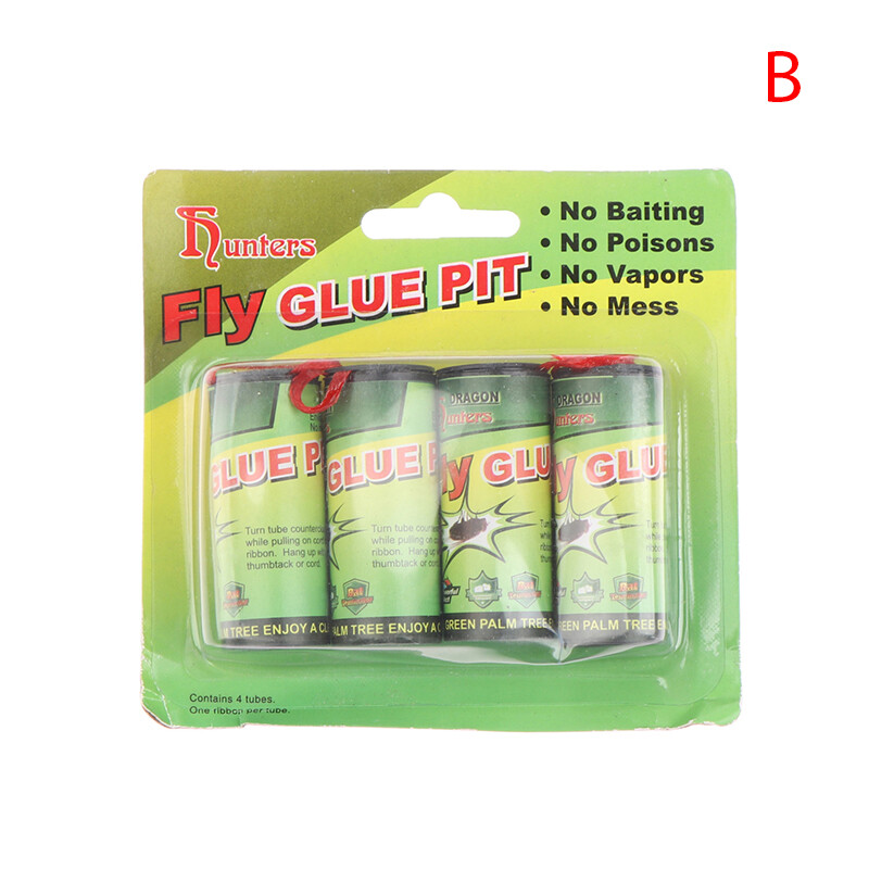 Sissi Fly Sticky Paper Strip Strong Glue Flying Insect Bug Mosquitos ...