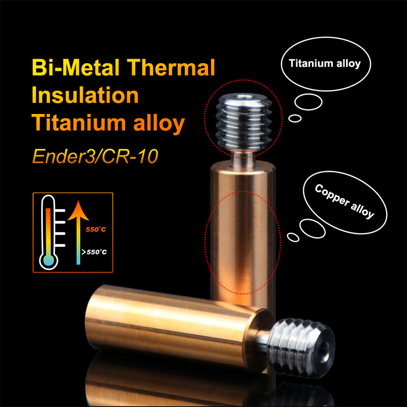 Bloom Ender3 CR10ไทเทเนี่ยมอัลลอยด์ Bi-Metal Heatbreak สำหรับ CR10 ...