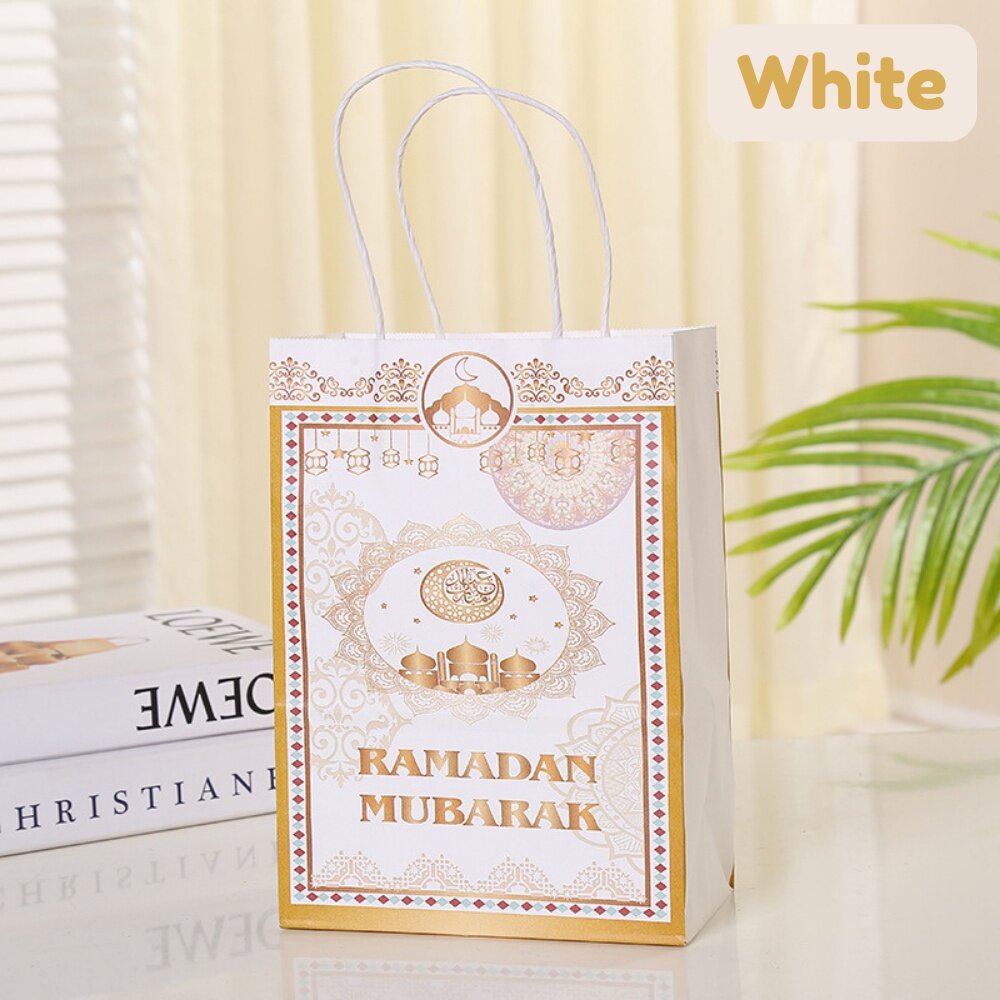 HARI RAYA PAPER BAG Party Handle Ramadan Gift Bag Doorgift Goodies Bag ...