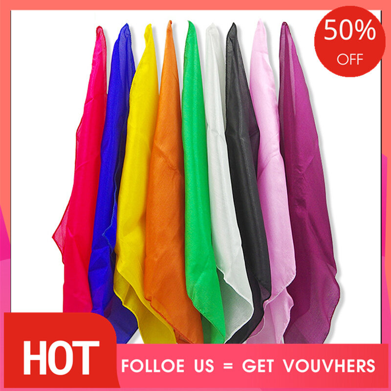 CCC 30*30CM colorful silk scarf magic tricks magic silk for close up ...