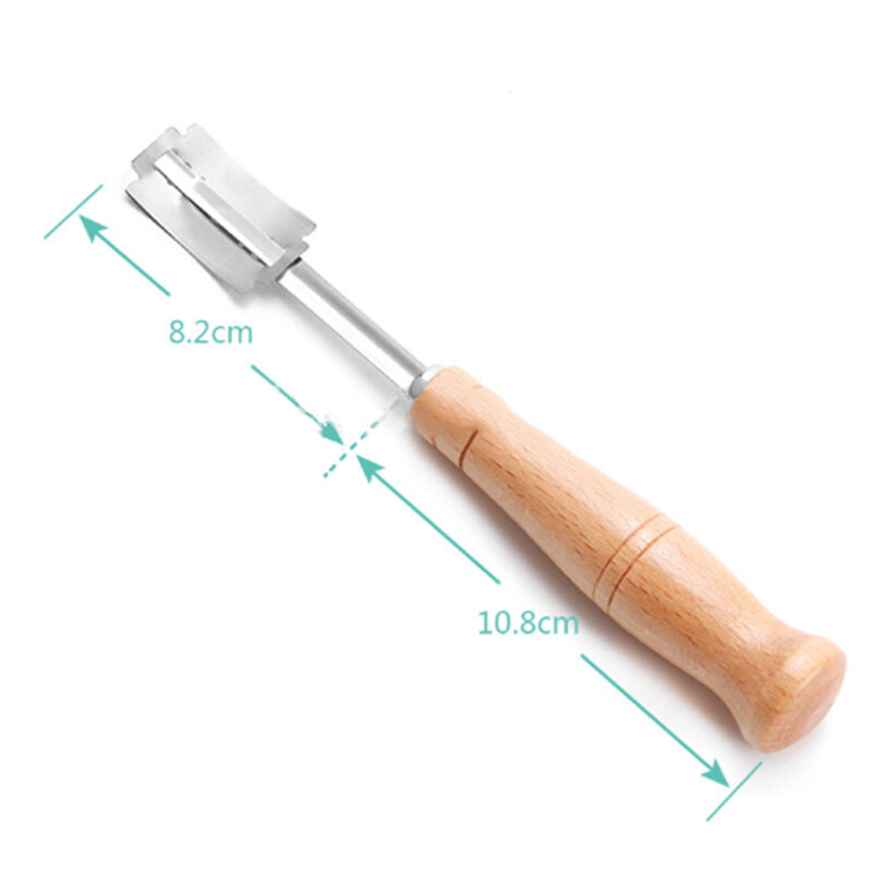 Bread Bakers Cutter Slashing Tool Dough Making Razor Wood Handle ...